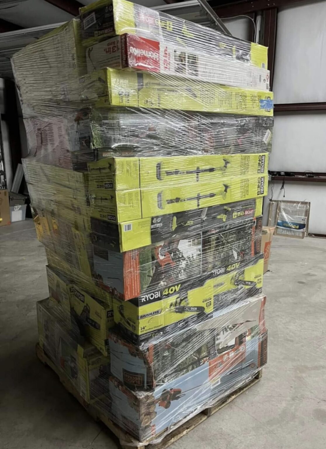 Ryobi Tool Pallets - Wholesale Ryobi Tools Pallets